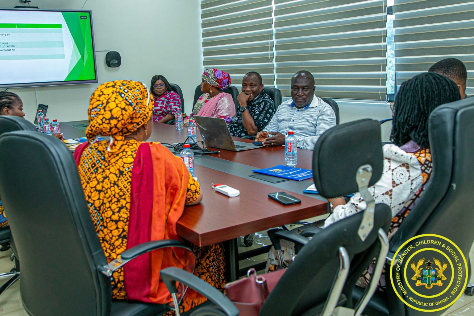 MINISTER ENGAGES MANAGEMENT OF GSFP : Ministry of Gender, Children and ...