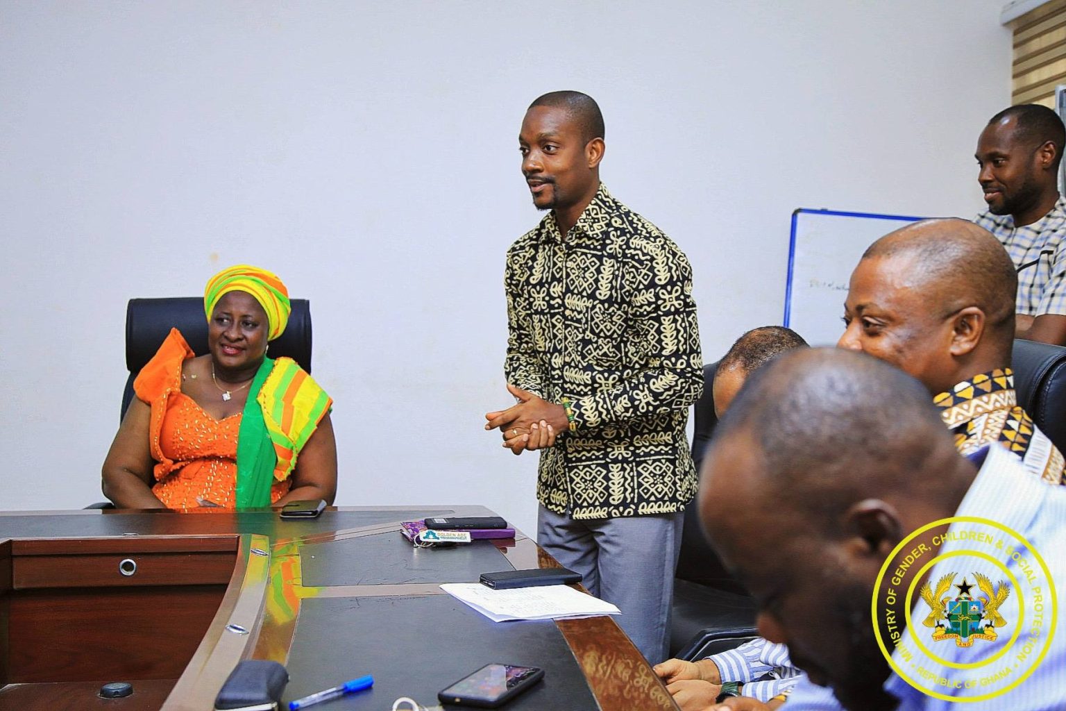 MINISTER MEETS NEW LEADERSHIP OF GHANA SCHOOL FEEDING PROGRAMME ...