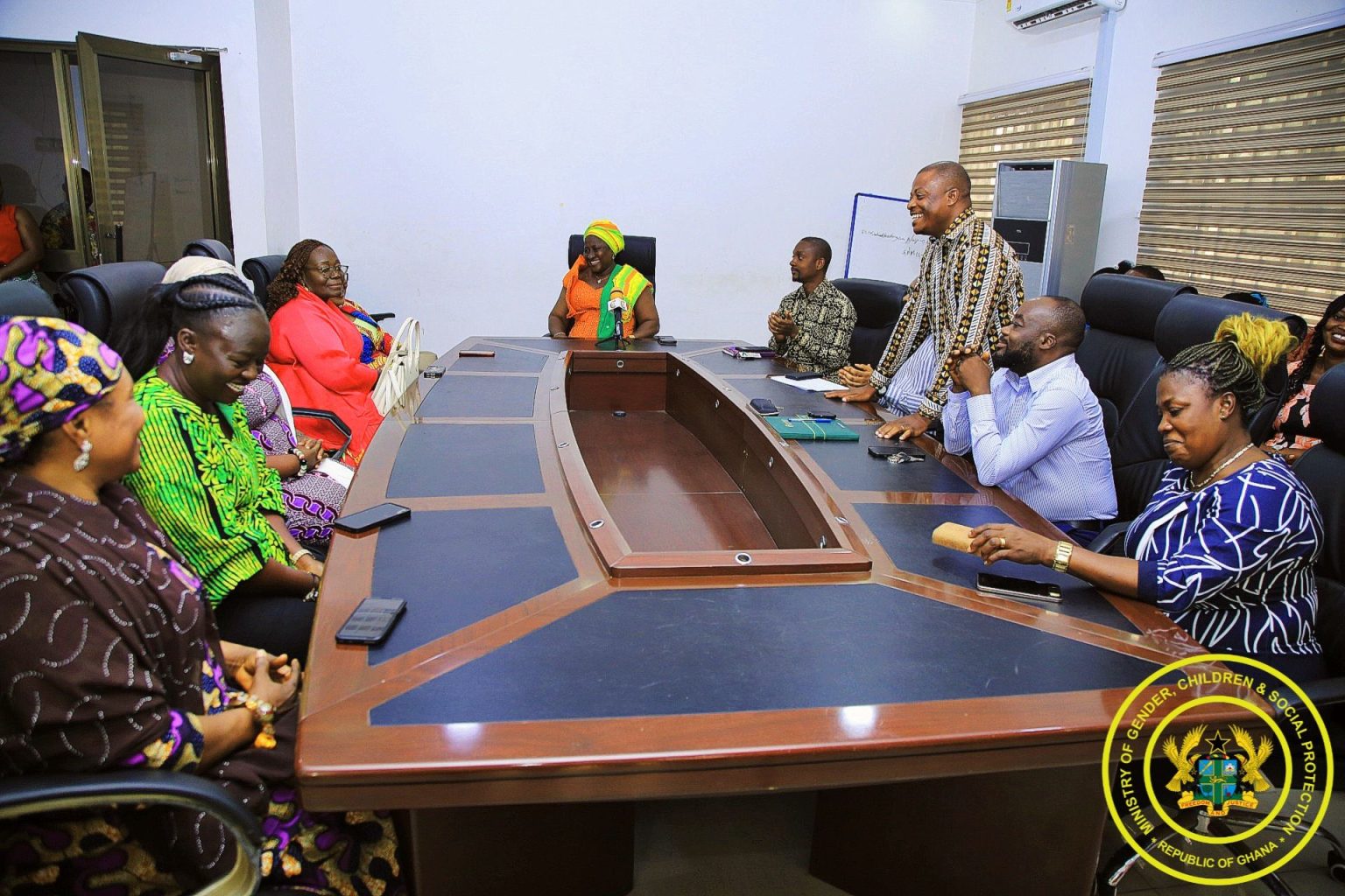 MINISTER MEETS NEW LEADERSHIP OF GHANA SCHOOL FEEDING PROGRAMME ...