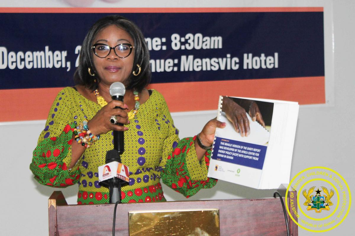 BE A UNIFIED BODY – HON. CYNTHIA MORRISON ADVICE PWDs : Ministry of ...